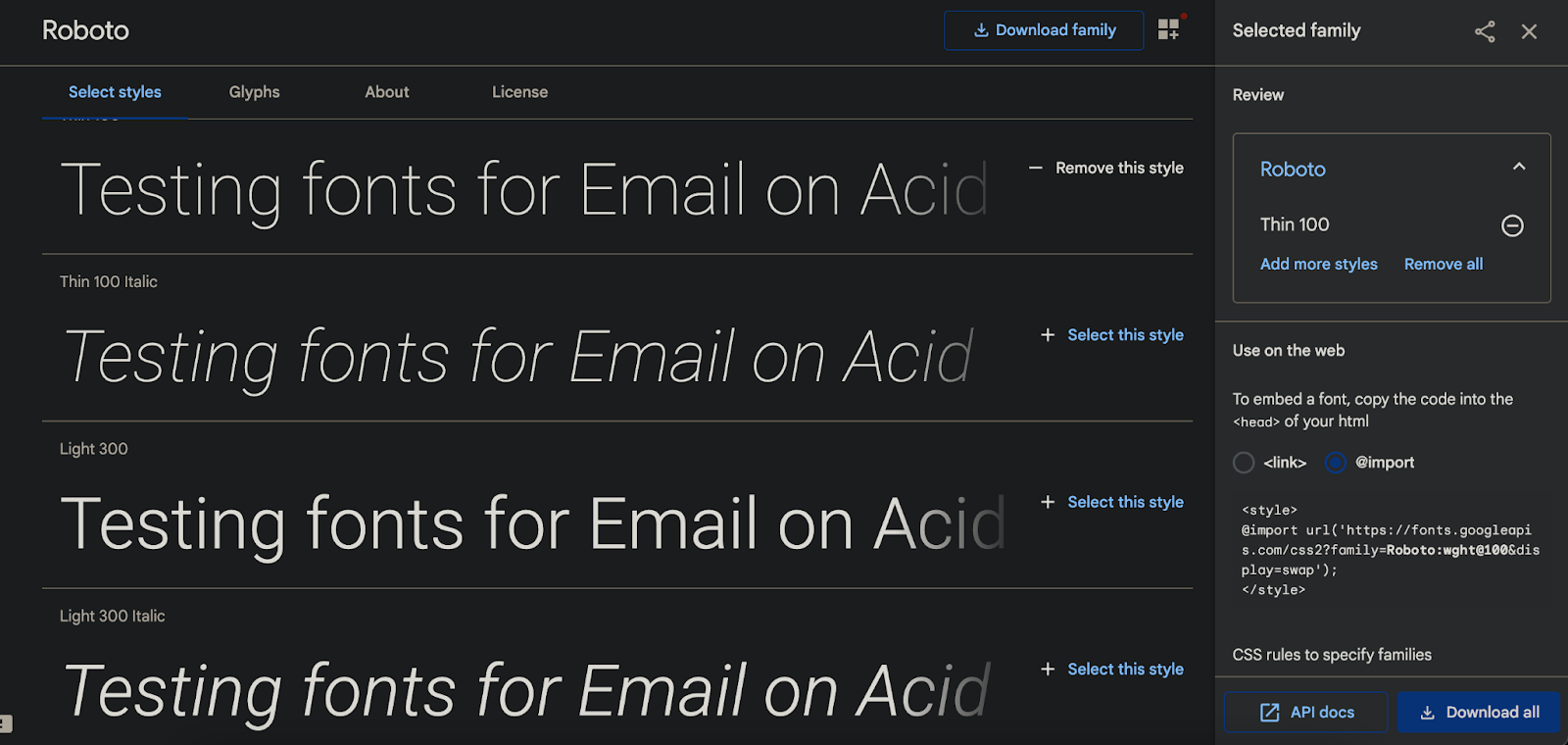 Email Typography Guidelines