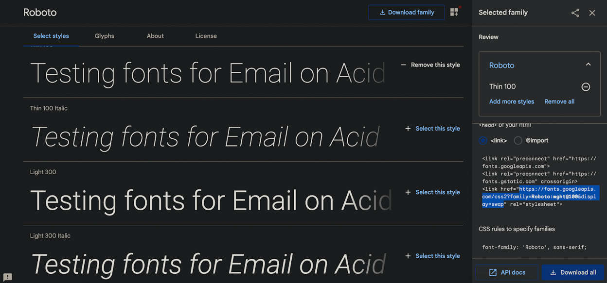 Email Typography Guidelines