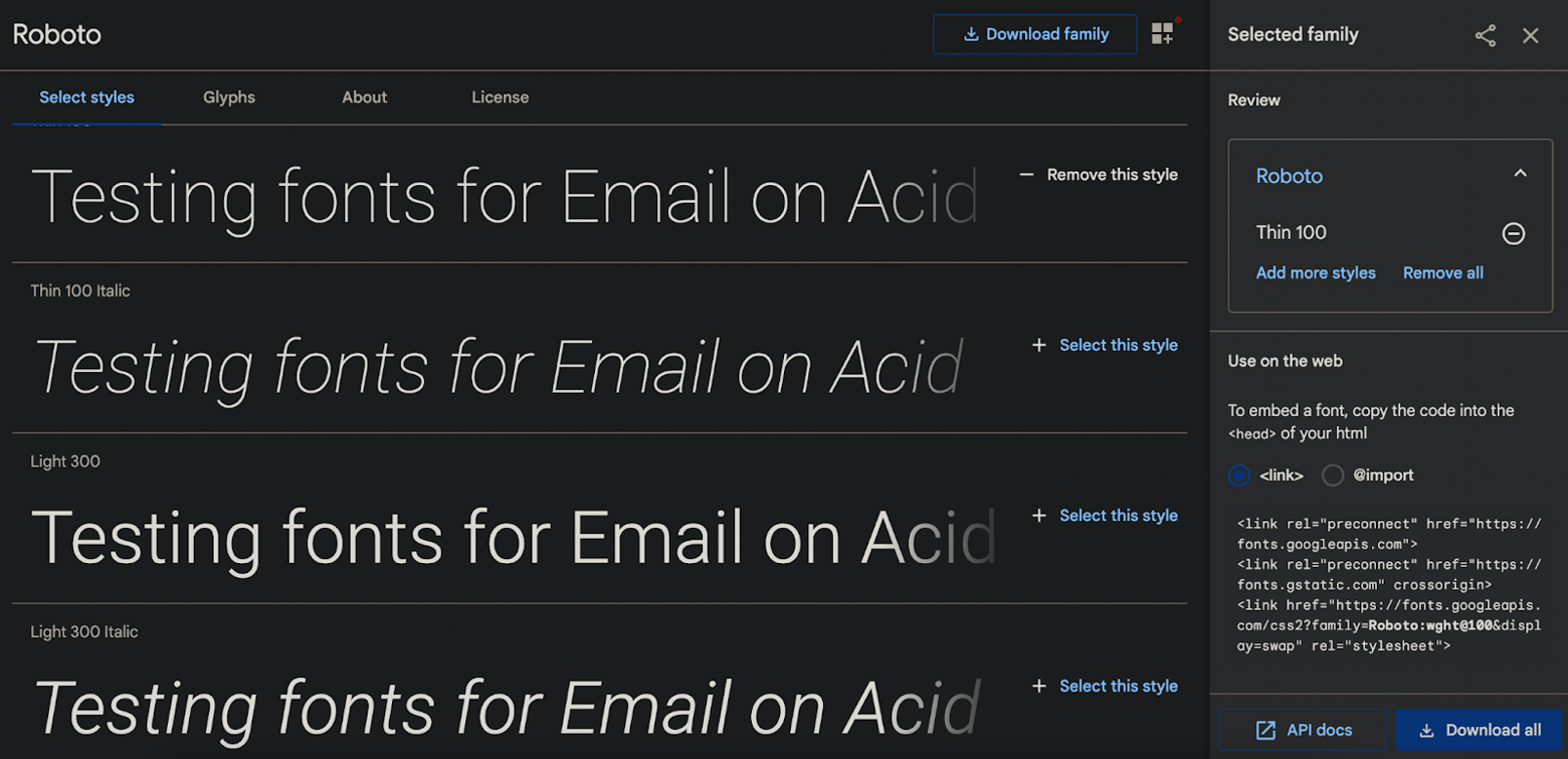 Email Typography Guidelines